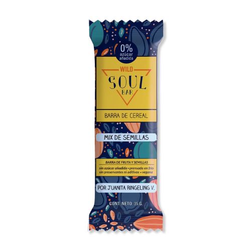Barra de Cereal Soul Bar Semillas Ancestrales 35 grs c/u marca Wild ...
